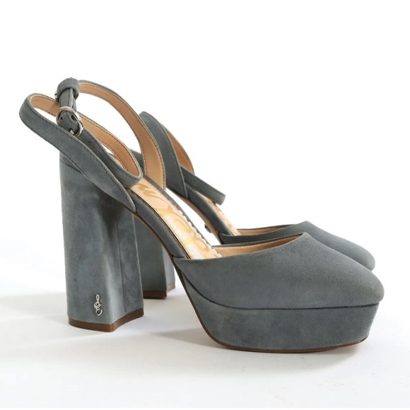 Sam Edelman | Shoes | Sam Edelman Olwyn Platform Suede Leather Heels 75 ...